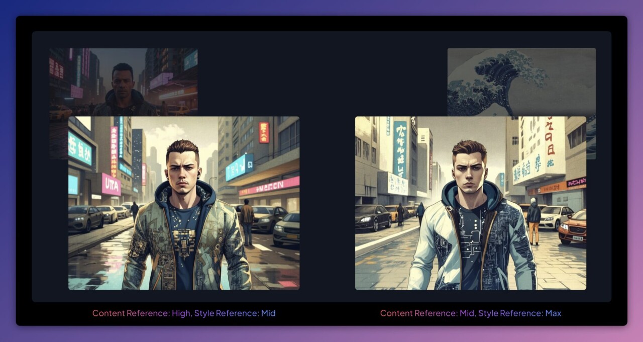 How to apply a reference style to an existing Image
