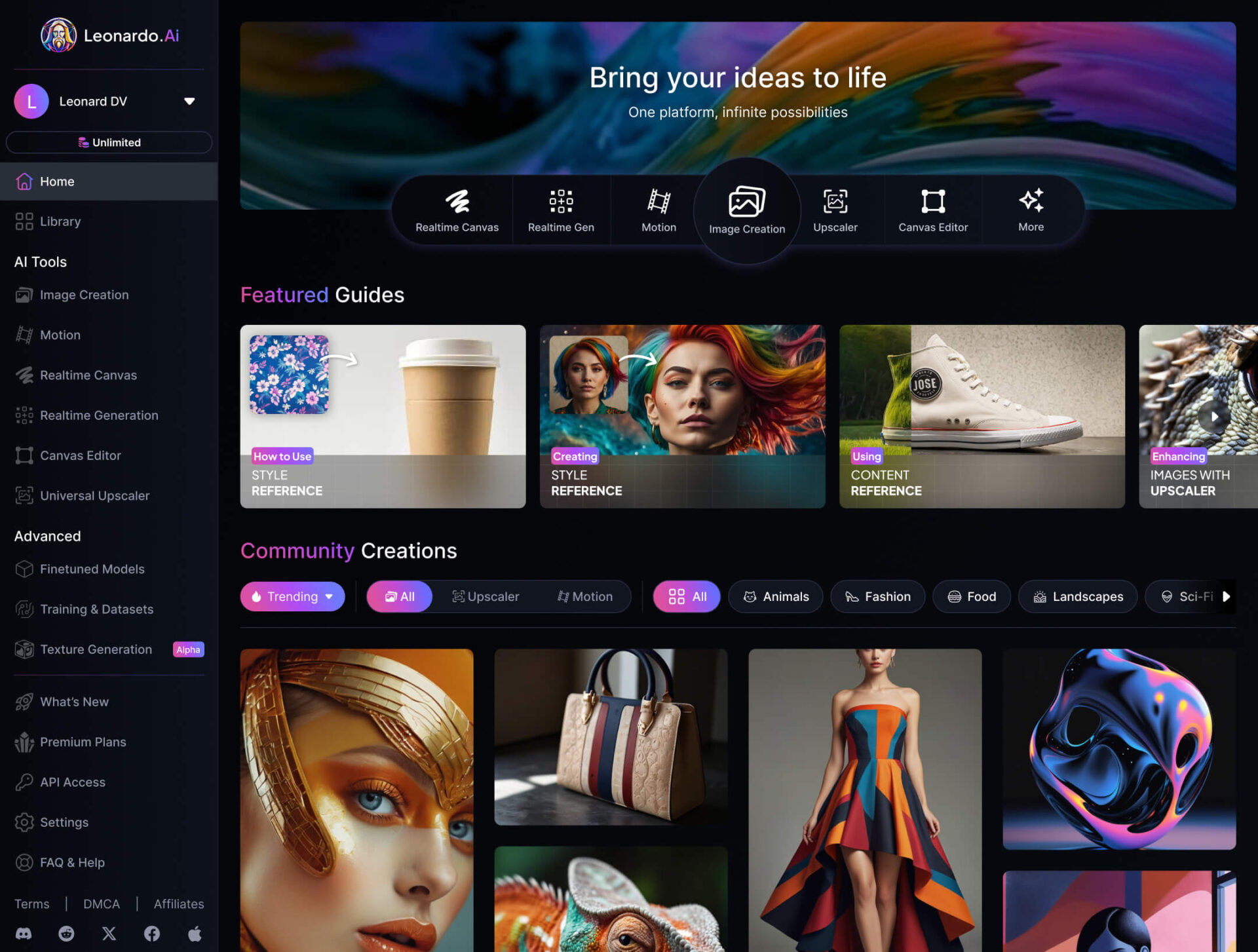 AI Image Generator - Create Art, Images & Video | Leonardo AI